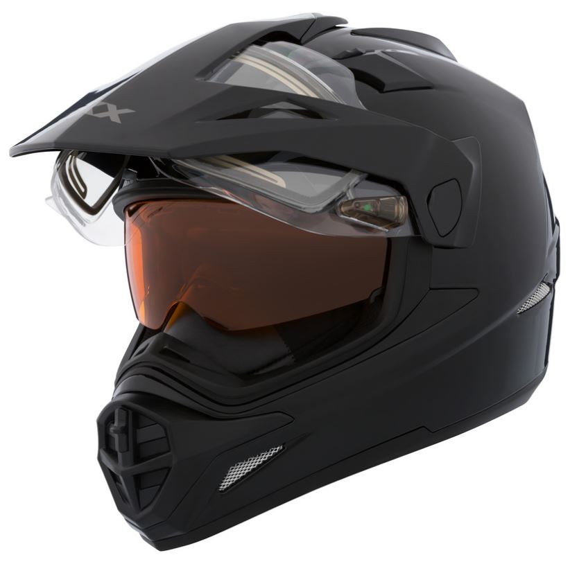 CKX Kypärä QUEST sähkövisiirillä Musta - MonkijaVarikko.fi verkkokauppa
