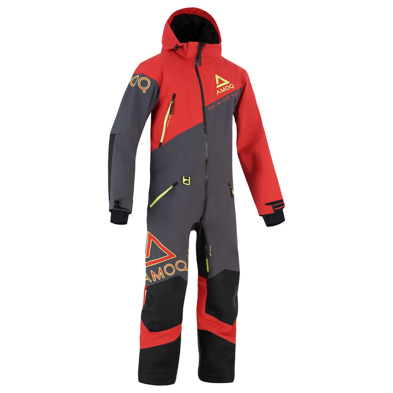 AMOQ Eclipse V2 kelkkahaalari 20K Dk Grey/Red/HiVis - MonkijaVarikko.fi verkkokauppa